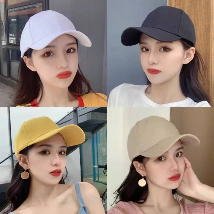 Fashionhouse1 Plain Printable Cap Unisex CAPS Adjustable Cap | Lazada PH