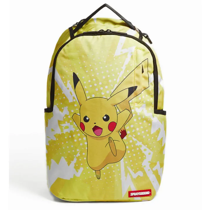 Original Sprayground Pokemon Pikachu Backpack. Unisex Bag. Laptop Bag ...