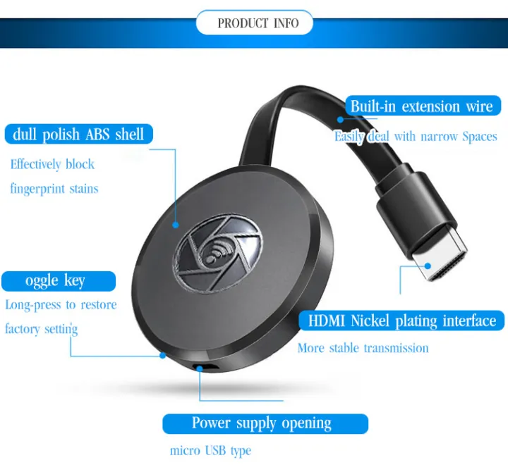 vivi lifestyle G2 Wireless projector Wireless HDMI Chrome Cast AnyCast ...