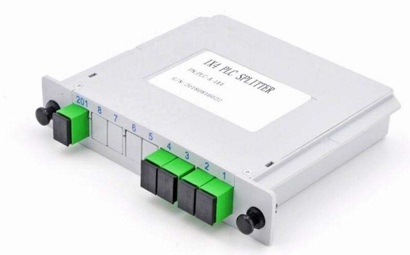 Fiberhome 1-2 1-4 1-8 1-16 SC UPC/APC Optical Fiber Splitter Cassette ...