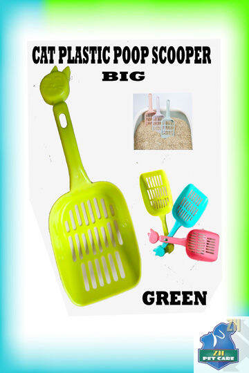 ZH. Cat Plastic Poop scooper Big Green | Lazada PH