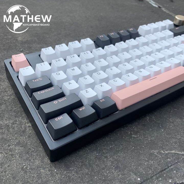 GMK Olivia keycap Doubleshot process OEM Profile PBT Keycaps fit 68 711 ...