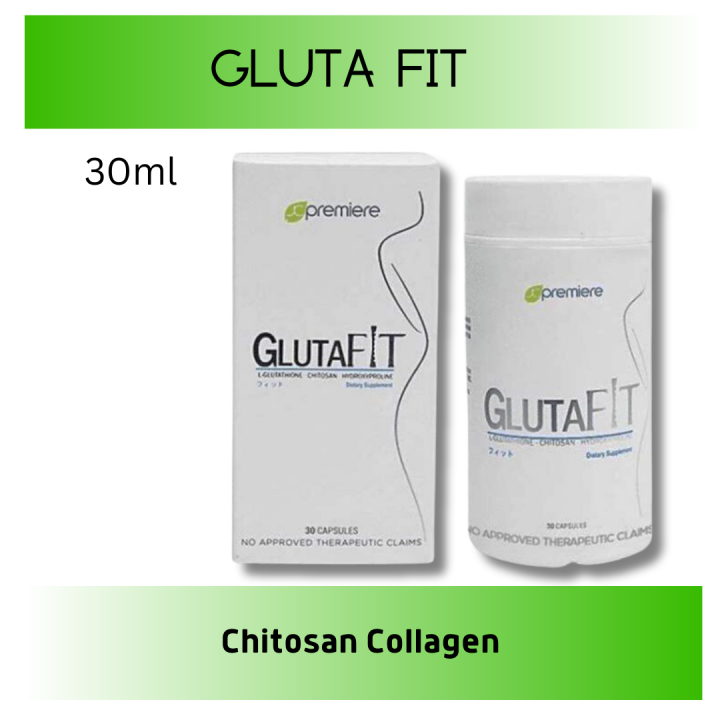 Jc Premiere Products GlutaFit L-Glutathione, Chitosan, Hydroxyproline ...