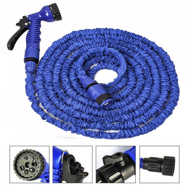 Spray Gun Expandable Magic Hose Flexible Water Pipe Garden Stretchable Hose | Lazada PH