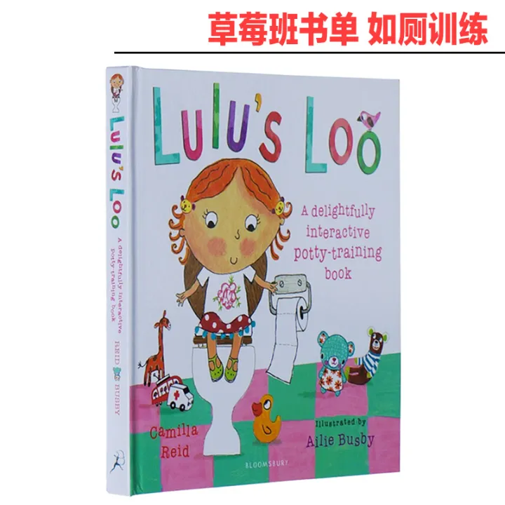 Lulu' S loo cardboard touch operation Book English original picture ...