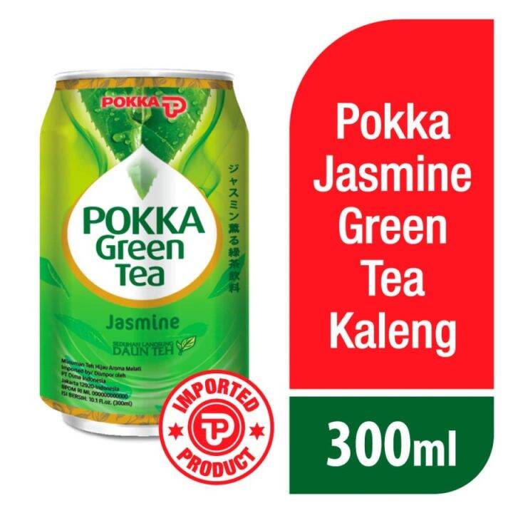 POKKA GREEN TEA KALENG 300 ML (1 DUS ISI 24 KALENG) | Lazada Indonesia