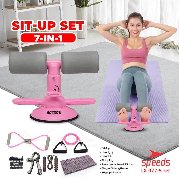 Sit Up Set 7 in 1 Latihan Otot Tangan dan Tubuh Alat Senam Praktis Sit ...
