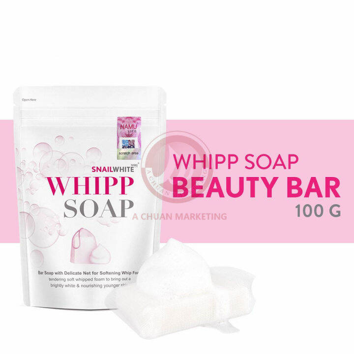 Original Namu Life Snailwhite Whipp Soap 50g/100g | Lazada PH