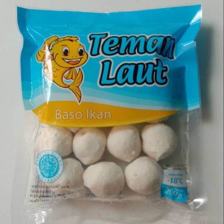 BAKSO IKAN BAKSO UDANG TEMAN LAUT 200GR BASO IKAN FROZEN | Lazada Indonesia