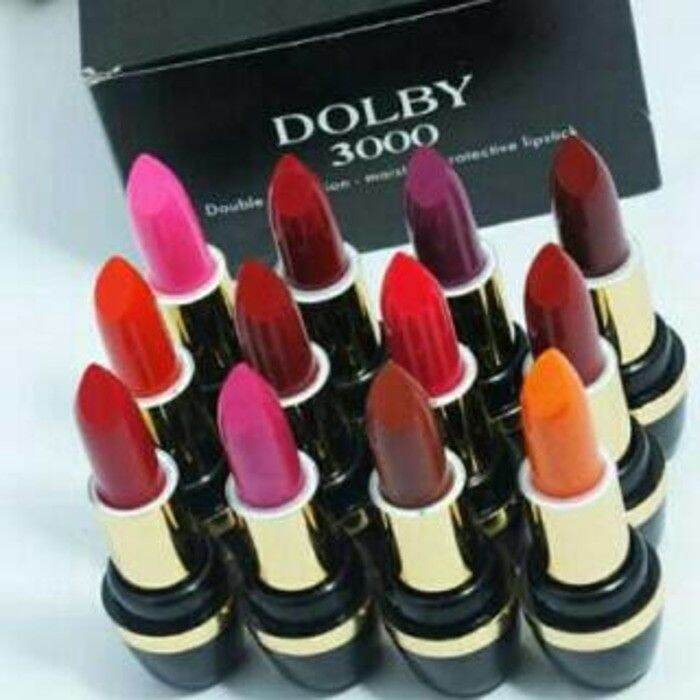 [MIX] Lipstick / Lipstik Dolby 3000 Campur Warna (Minimum Order 12pcs dan kelipatannya) | Lazada ...