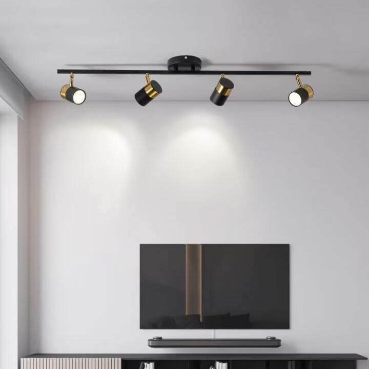 Complete Set Track Light LED Ceiling Spotlight Rail Spot light Pin ...