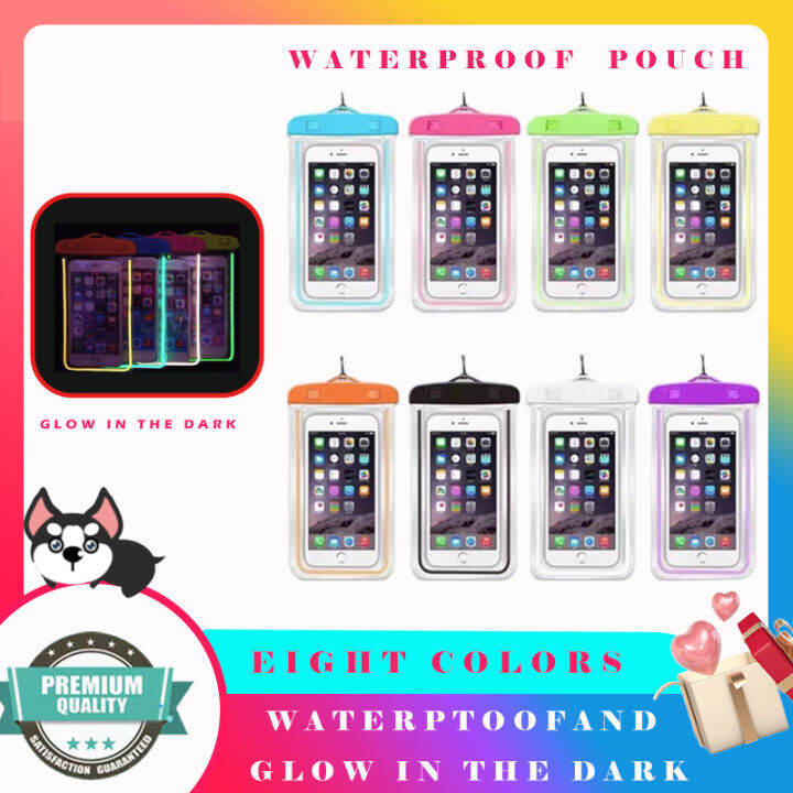 Glow In The Dark Water Proof Case Pouch For Mobile Phone Underwater ...