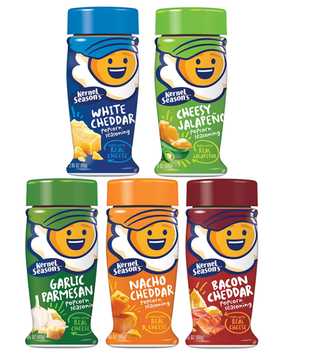 Kernel Seasons Popcorn Seasoning Kit CHEESE LOVERS Complete Set ...