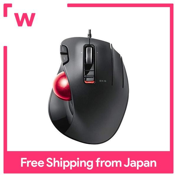 Elecom trackball mouse 5 button + deceleration switch + tilt function ...