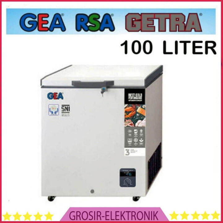 Gea Chezt Freezer/Freezer Box Gea Ab 108 - Kapasitas 100 Liter | Lazada ...