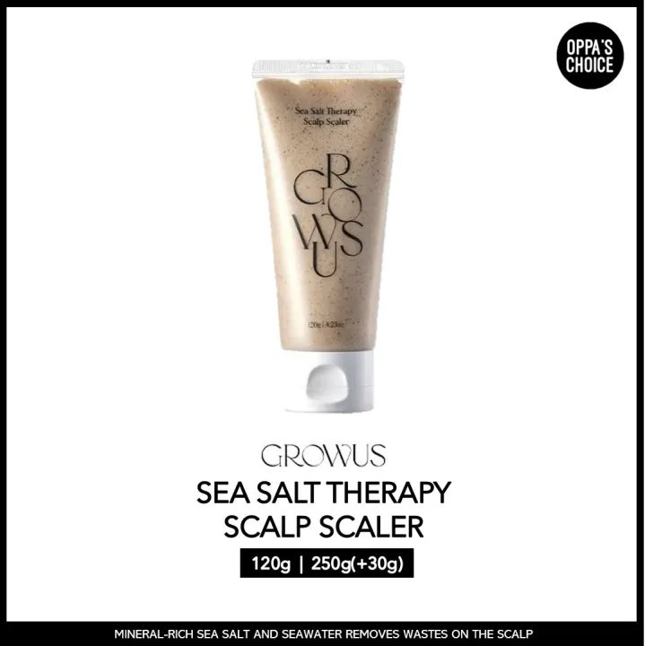 🇰🇷 [NEW] GROWUS SEA SALT THERAPHY SCALP SCALER (120g / 250g) | Lazada
