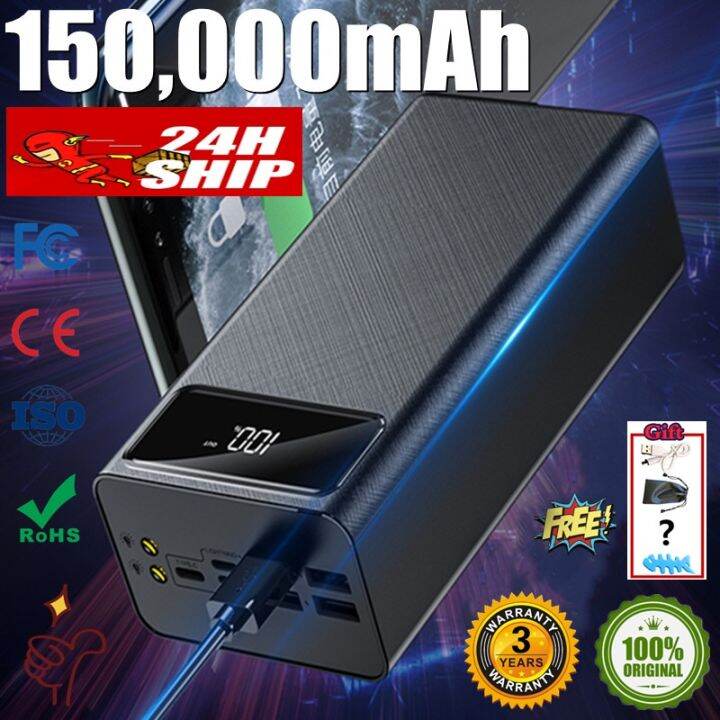 Powerbank 150000mAh 100% Original Portable Power bank Quick Charge with ...