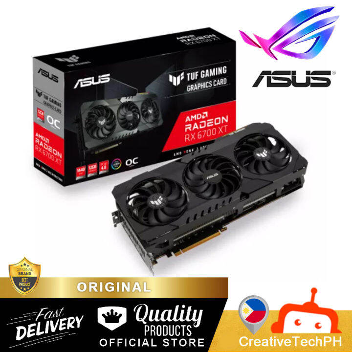 Asus RX 6700XT TUF OC, pn: TUF-RX6700XT-O12G-GAMING Graphics Card ...