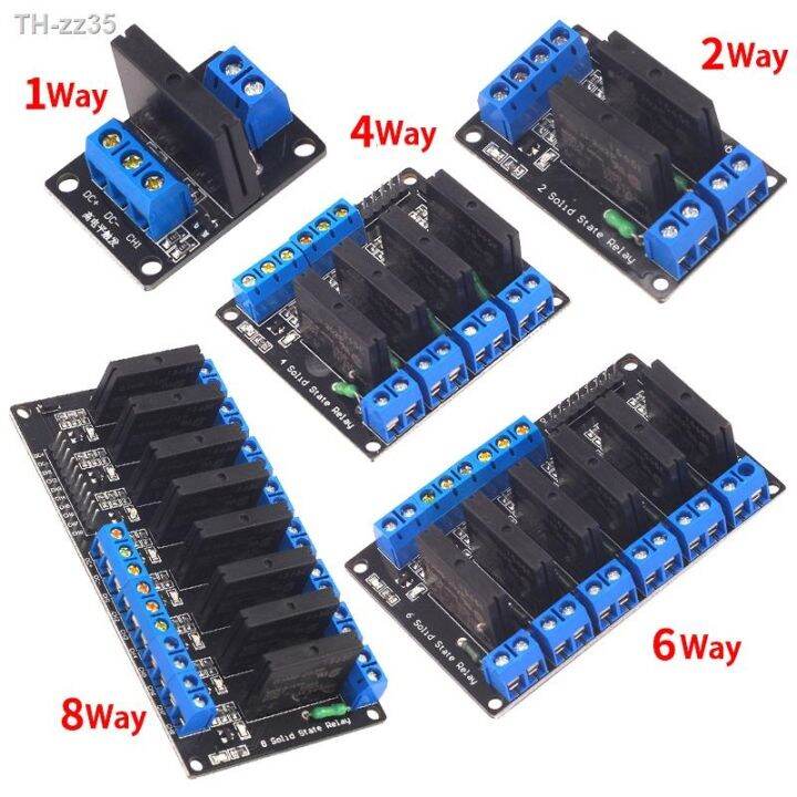5V Relay 1 2 4 8 Channel SSR High Low Level Solid State Relay Module ...