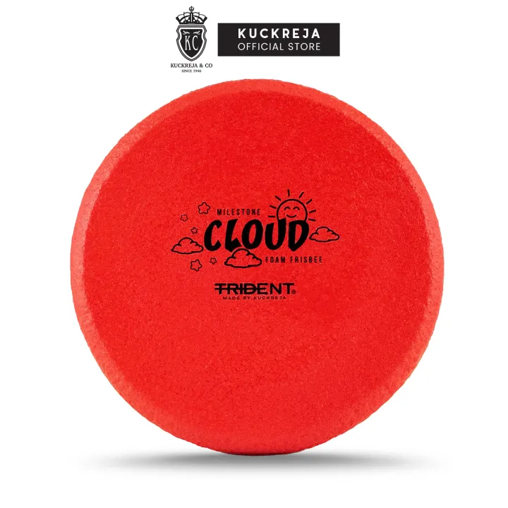 Trident Milestone Cloud Foam Frisbee - Red | Lazada