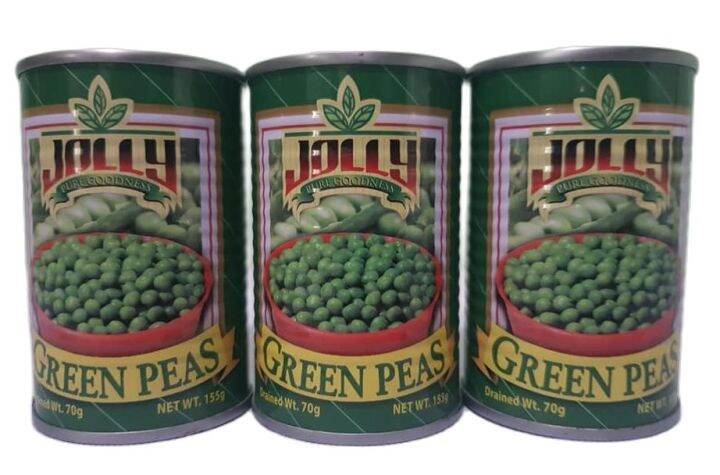 Jolly Pure Goodness GREEN PEAS (12 cans x 155 grams) | Lazada PH
