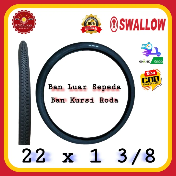 SWALLOW 22 x 1 3/8 Ban Luar Sepeda Ban Kursi Roda | Lazada Indonesia