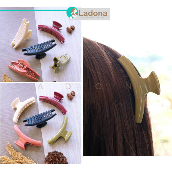 Jepitan Rambut Gerigi Sabit Jedai Polos Jedai Rambut Wanita Jepit Korea ...