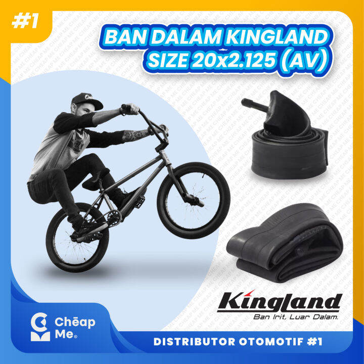Ban Dalem Sepeda BMX 20 x 2.125 / Ban Dalam KINGLAND 20 x 2125 AV 48mm Inner Tube / Ban Dalam ...