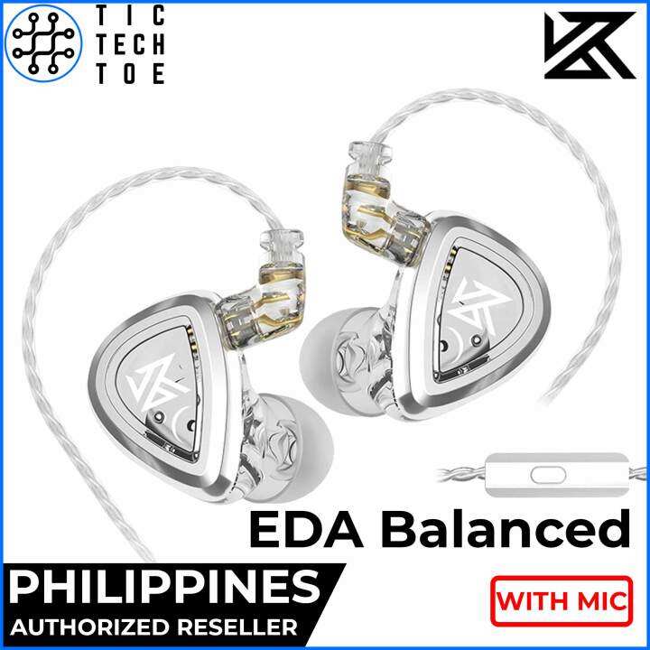 KZ EDA Balanced Edition Dynamic Driver IEM Earphones with Mic | Lazada PH