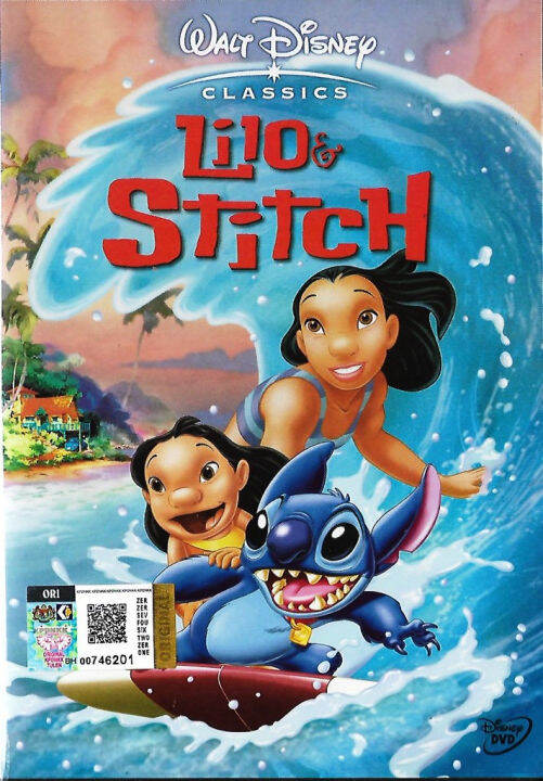 English Animated Movie Lilo & Stitch DVD Walt Disney Classics | Lazada