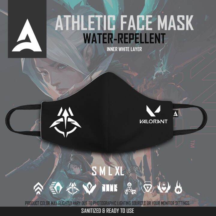 wtyz67017ala ATHLETIC Water-Repellent Face Mask (Valorant) | Lazada PH