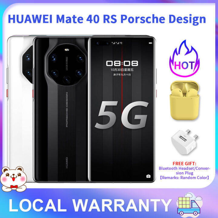 HUAWEI Mate 40 RS Porsche Design 5G MobilePhone 6.76 inch Kirin 9000 Octa Core Gesture Sensor ...
