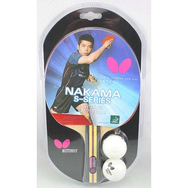Raket Tenis Meja Butterfly Nakama S-2 100 % Asli Original | Lazada ...