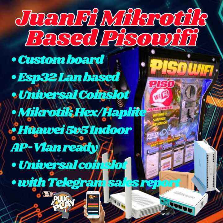 Piso Wifi Complete Package Mikrotik Based JuanFi | Lazada PH