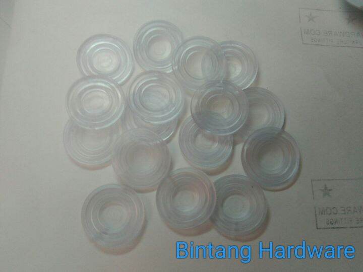 Isi 4pcs Ambalan Karet Meja Kaca Tatakan Alas Karet Silikon Bulat ...