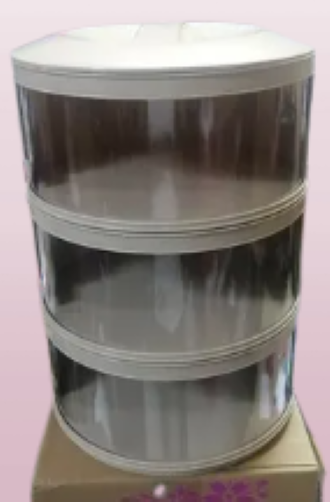 STACKABLE FOOD KEEPER WITH COVER/ FOOD STORAGE -3 LAYERS-4 LAYERS CLEAN ...