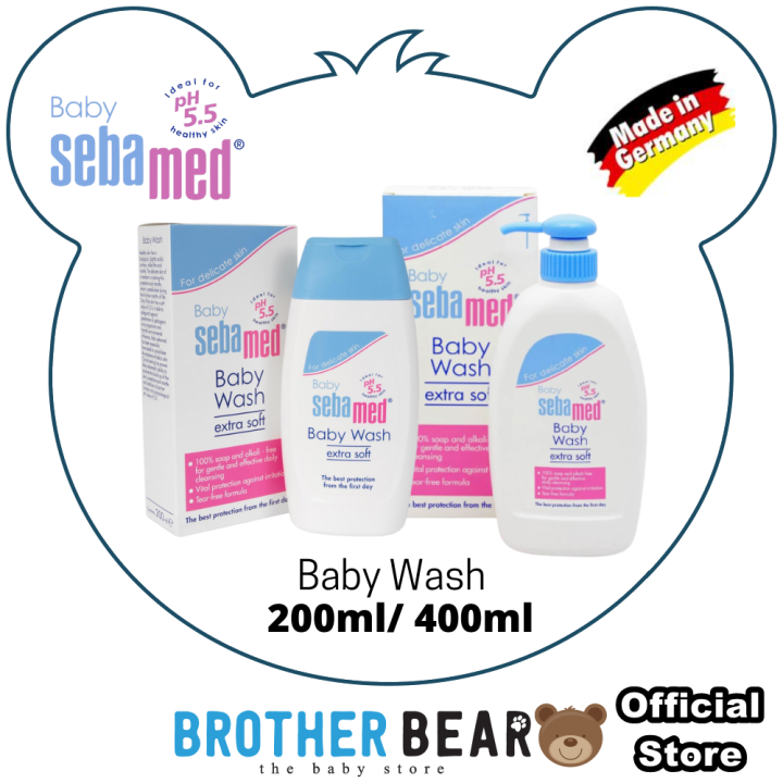 Sebamed Baby Wash Extra Soft 200ml/ 400ml (pH 5.5) Head to Toe Wash For ...
