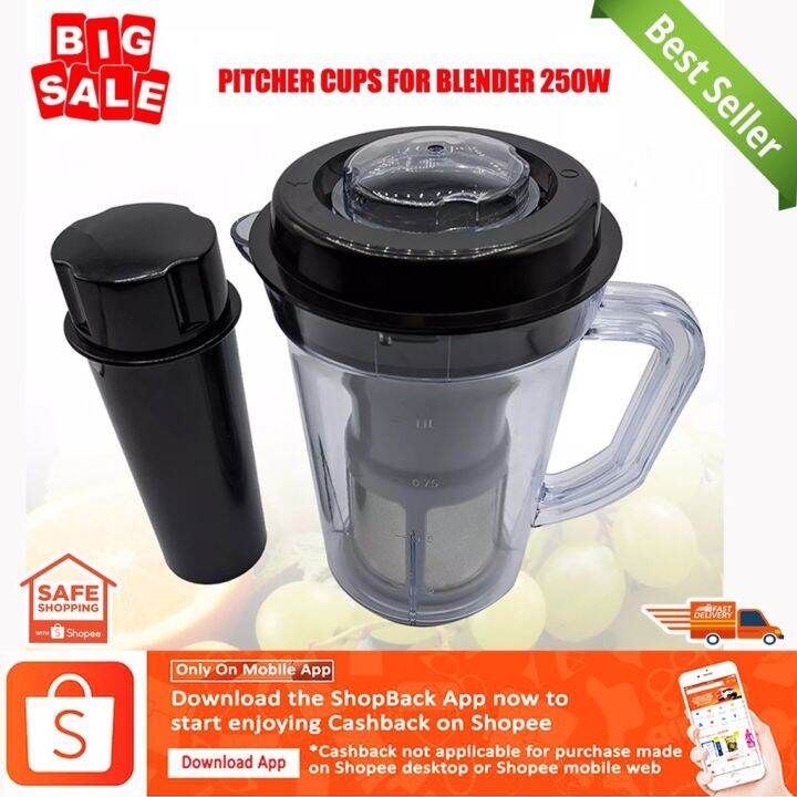 Replacement Blender Pitcher Cups,Compatible with 250W Original Allen ...