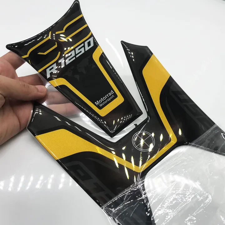 3D Sticker Decal Emblem Protection Tank Pad Cas Cap Fit Bmw R1250GS ...