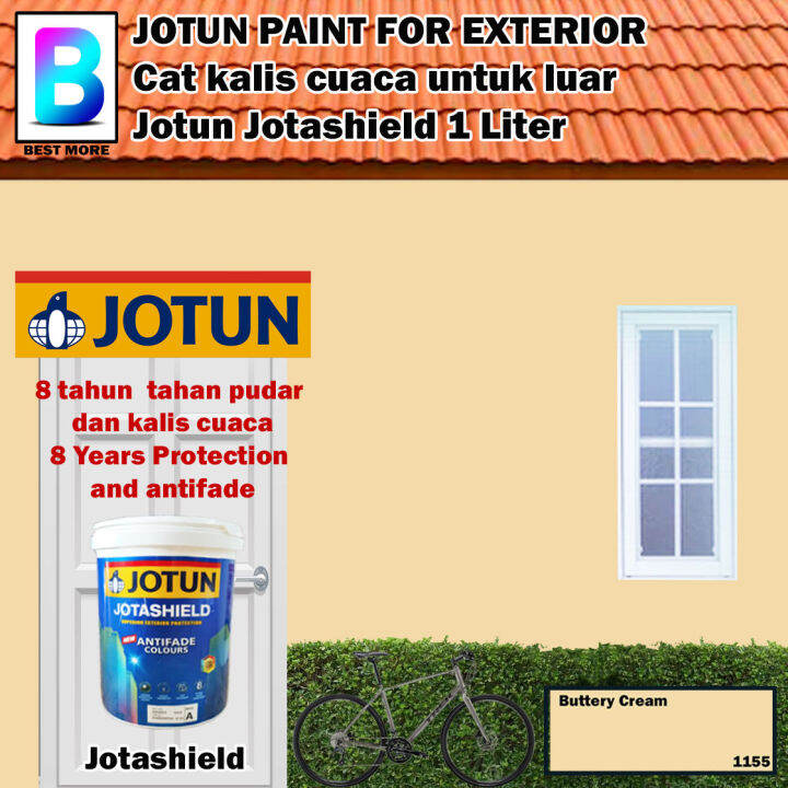 Jotun Jotashield Paint 1 & 5 Liter Buttery Cream 1155 | Lazada Jotun Jotashield Paint 1 & 5 Liter Buttery Cream 1155 | Lazada