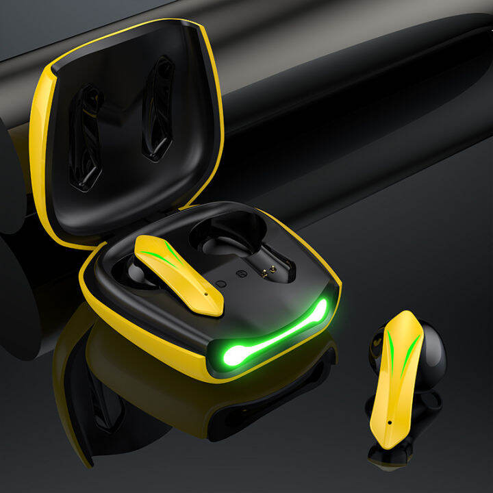 MIXTONE R05 หูฟังเอียบัดไร้สายเล่นเกม หูฟังบลูทูธสเตอริโอเบสการควบคุม ...