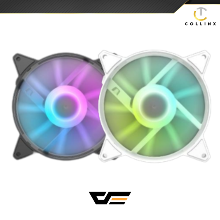 Darkflash C6 3 RGB Fans Kit | White & Black | 120mm Cooler Size ...