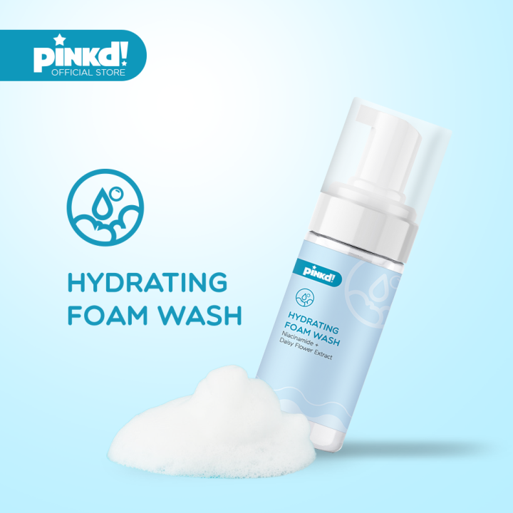 Pinkd! Hydrating Foam Wash with Niacinamide and Daisy Flower Extract ...