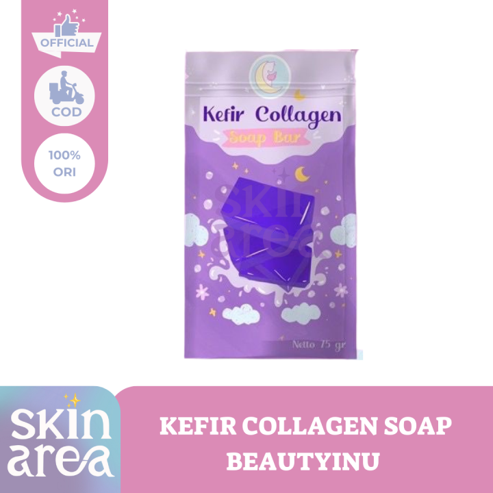 KEFIR COLLAGEN 75GR ( SABUN PEMUTIH BATANG) SERBUK GOLD COLLAGEN ...
