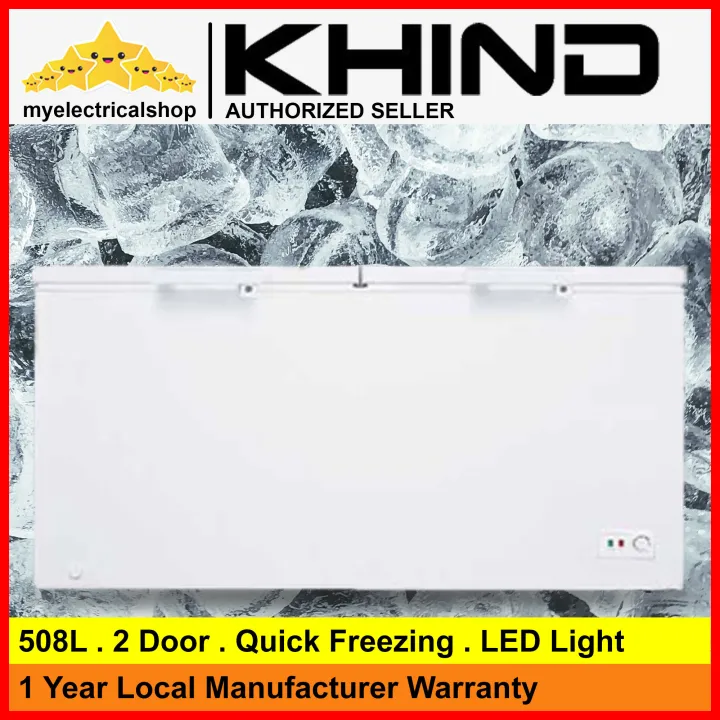 Khind FZ508 Chest Freezer 508L ( White ) | Lazada