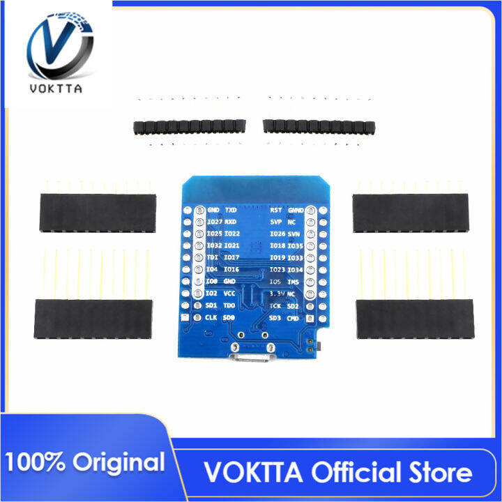 VOKTTA MINI Wemos D1 ESP32 ESP-32พัฒนา WIFI บลูทูธ ESP8266 CP2104โมดูล ... VOKTTA MINI Wemos D1 ESP32 ESP-32พัฒนา WIFI บลูทูธ ESP8266 CP2104โมดูล ...