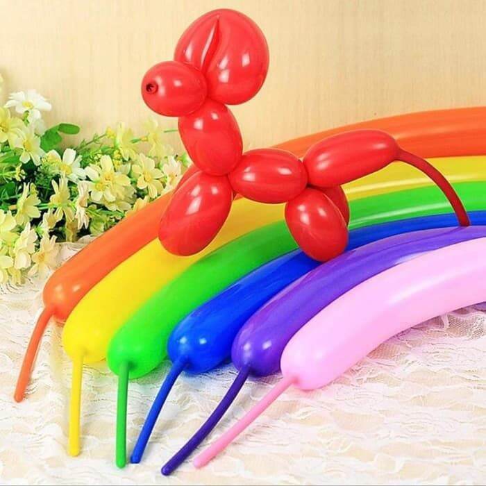 Balon Latex Pentil Panjang 10 Pcs / Balon Karet Twist / Balon Ulang ...