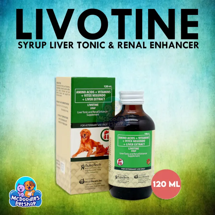 Livotine Syrup Liver Tonic and Renal Enhancer for Dog Cat | Lazada PH