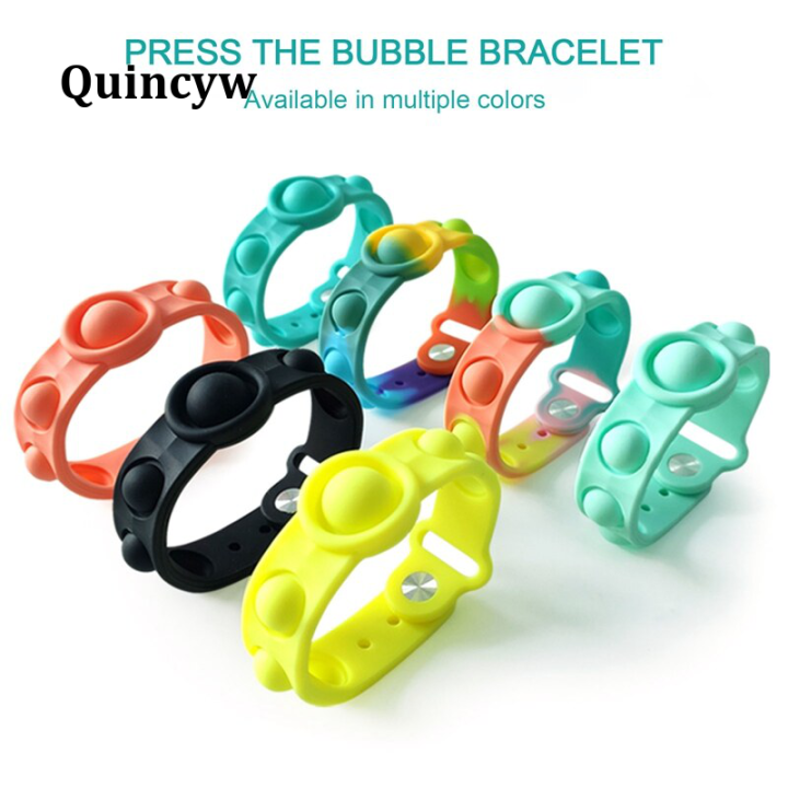 Push Pop Bubble Sensory Fidget Bracelet Toy, Wearable Stress Relief And ...
