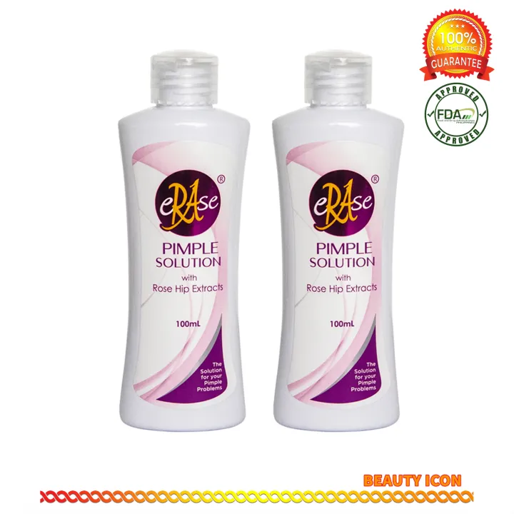 eRAse Pimple Solution with Rose Extracts 100ml By 2s | Lazada PH